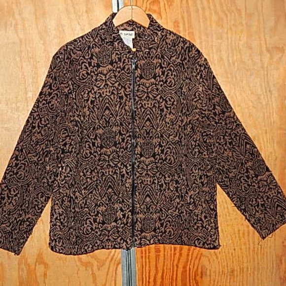 White Stag | Jackets & Coats | 17 White Stag Black Brown Print Vintage ...